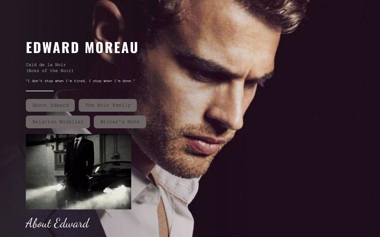 Edward Tomlinson Moreau, un Caïd de la Noir